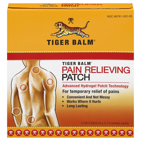 Save on Tiger Balm Pain Relieving Patch Order Online Delivery | Giant