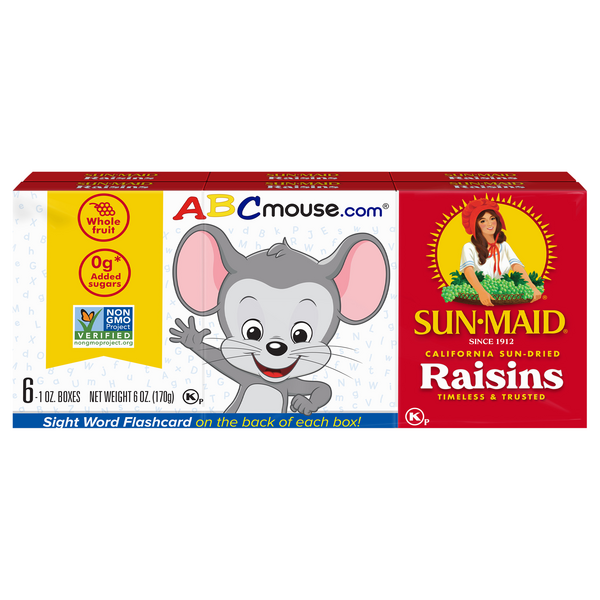 Save On Sun Maid Raisins California Natural 6 Ct Order Online Delivery Giant