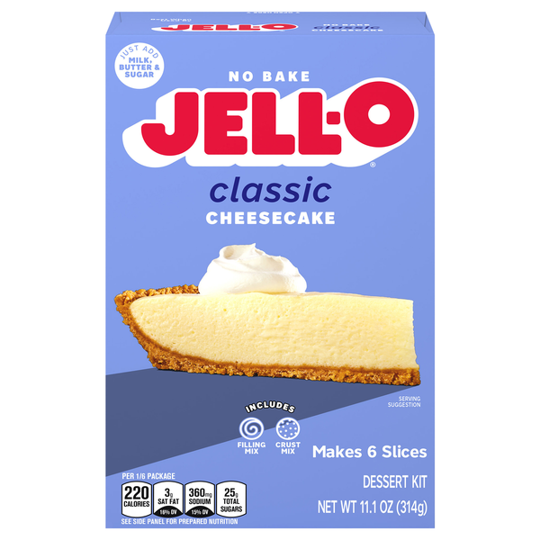 Save On Jell O No Bake Classic Cheesecake Dessert Kit Order Online Delivery Food Lion