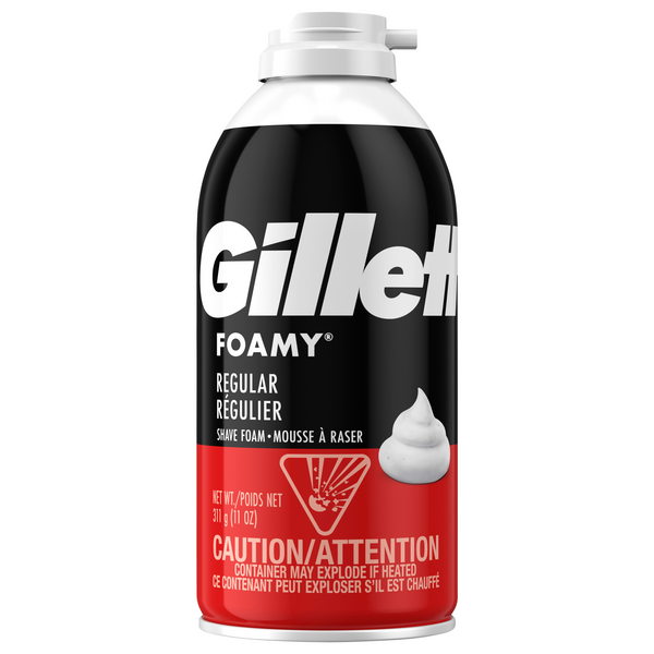 Save on Gillette Foamy Shave Foam Regular Order Online Delivery | Giant