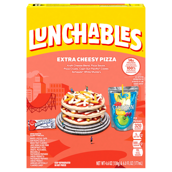 Save on Lunchables Extra Cheesy Pizza with Capri Sun Order Online ...