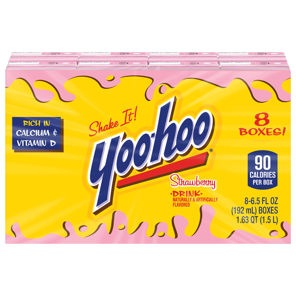 Save on Yoo-Hoo Strawberry Drink - 8 pk Order Online Delivery | GIANT