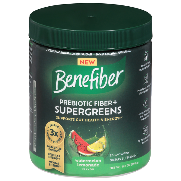 Save on Benefiber Watermelon Lemonade Flavor Prebiotic Fiber ...