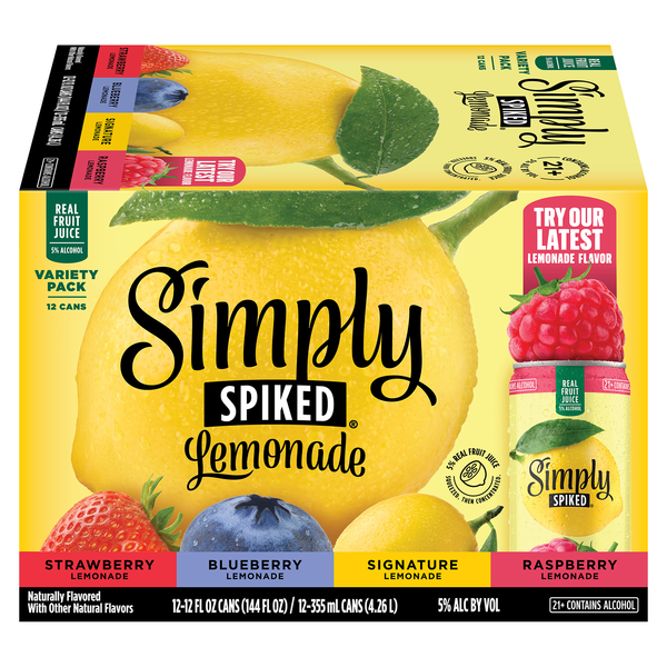 Save on Simply Spiked Lemonade Beer Variety Pack - 12 pk Order Online ...
