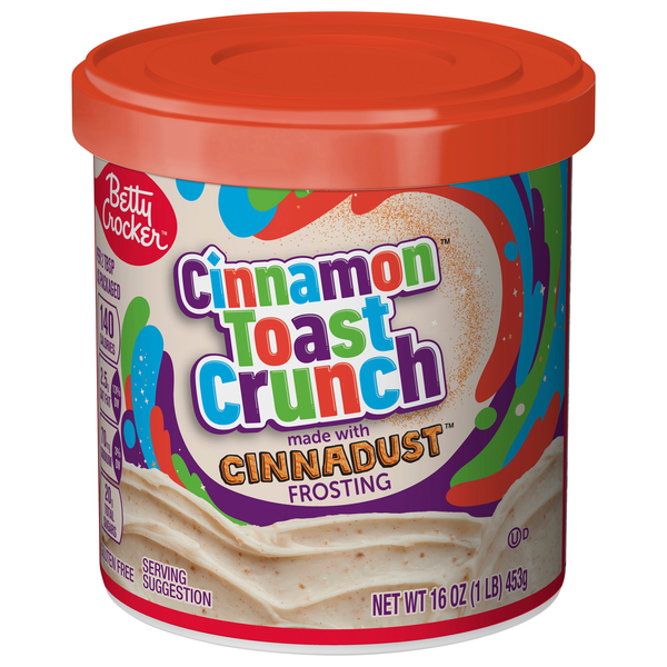 Save on Betty Crocker Cinnamon Toast Crunch Cinnadust Frosting Order ...