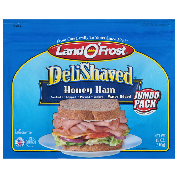 Save on Land O'Frost DeliShaved Honey Ham Jumbo Pack Order Online ...