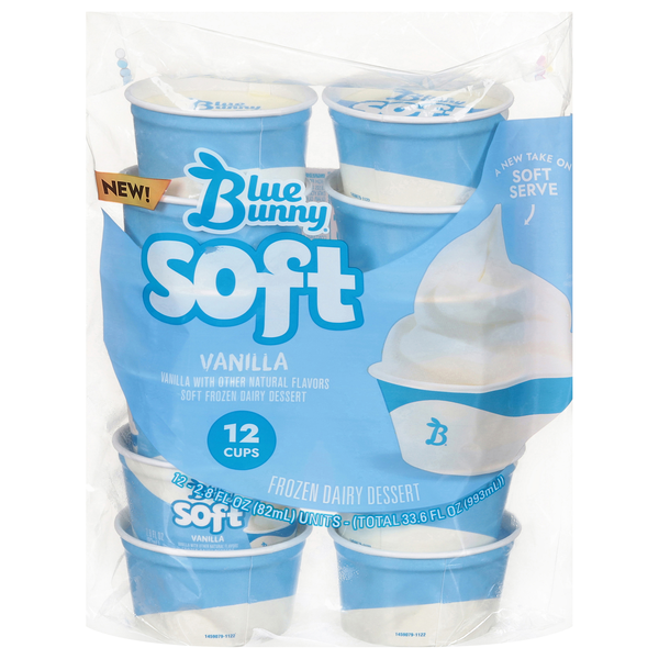 Save on Blue Bunny Vanilla Frozen Dairy Dessert Cups - 12 ct Order ...