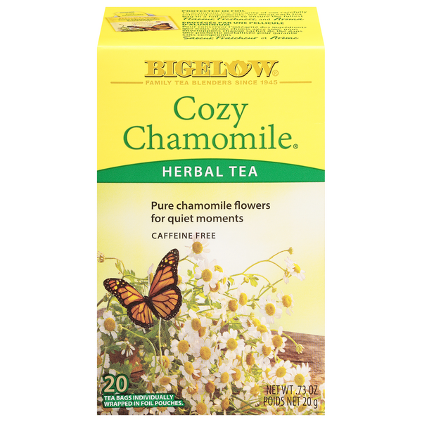 Save on Bigelow Cozy Chamomile Herbal Tea Bags Caffeine Free All ... Save on Bigelow Cozy Chamomile Herbal Tea Bags Caffeine Free All ...