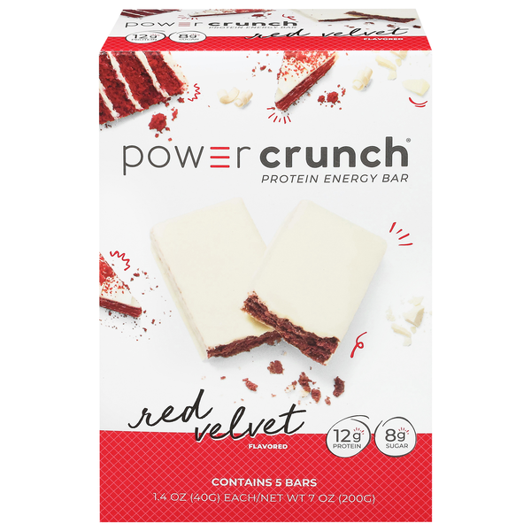 Save on Power Crunch Red Velvet 12g Protein Energy Bars - 5 ct Order ...