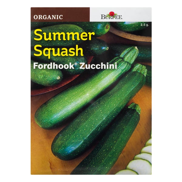 Save on Burpee Vegetable Summer Squash Fordhook Zucchini Organic Order ...
