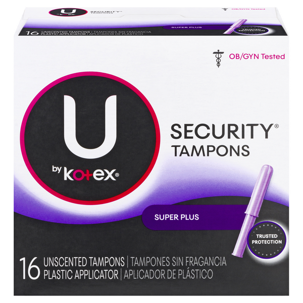Kotex Sleek Tampons Super Plus