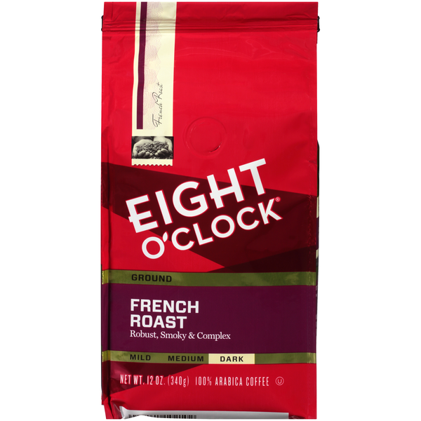 Save on Eight O'Clock French Roast Dark Roast Ground Coffee Order Online Delivery | Giant