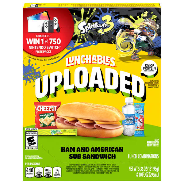 Save on Lunchables Uploaded Sub Sandwich Ham & American Order Online ...