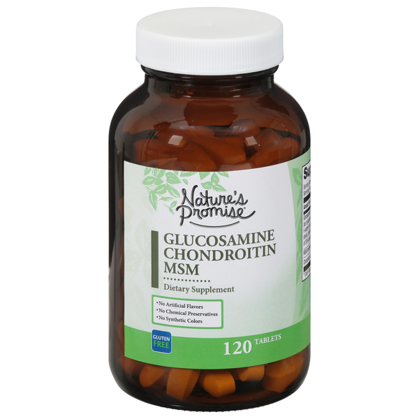 Save on Nature's Promise Glucosamine Chondroitin MSM Gluten Free ...