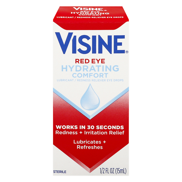 Save on Visine Red Eye Hydrating Comfort Eye Drops Order Online ...