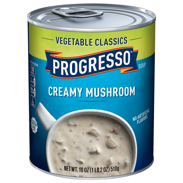 Save on Progresso Vegetable Classics Gluten Free Creamy Mushroom Soup ...