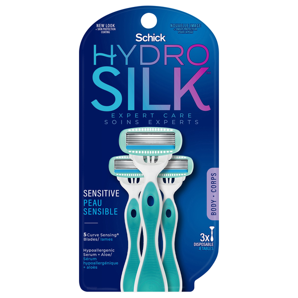 Save on Schick Hydro Silk Sensitive Care Razor Disposable 5 Blade Order Online Delivery MARTIN S