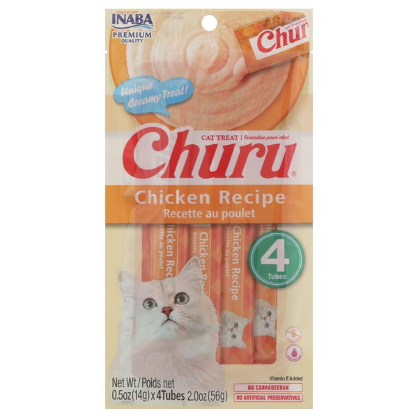 Cat Vitamins INABA Churu Bites For Cats, Soft & Chewy Cat Treats With ...