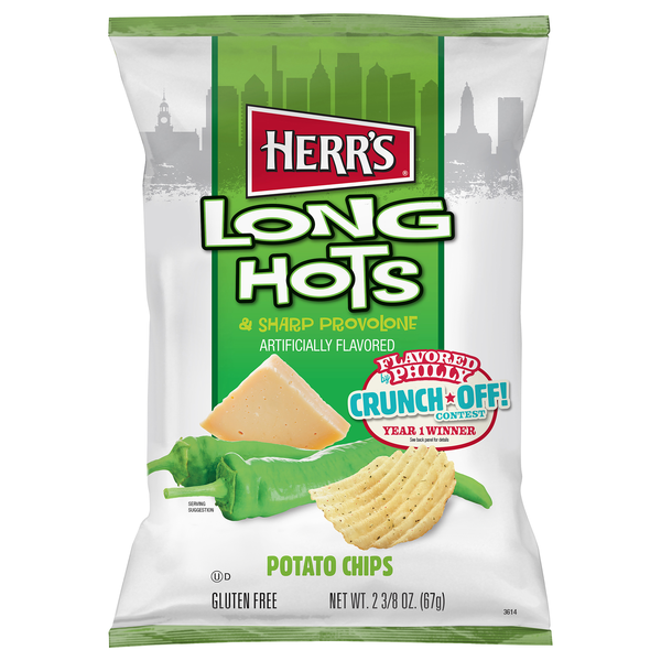 Save on Herr's Long Hots & Sharp Provolone Potato Chips Order Online ...