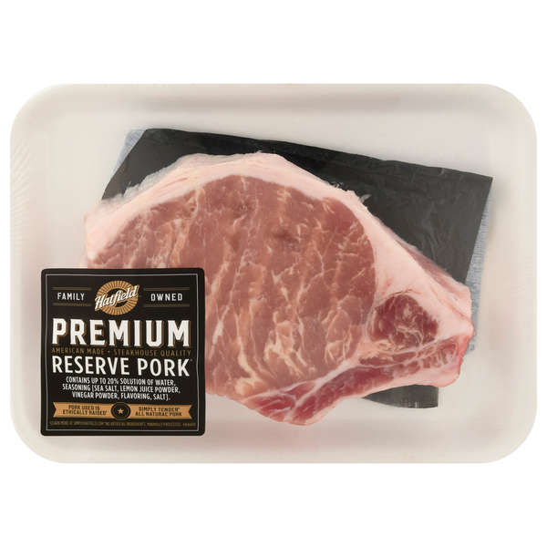 Save on Hatfield Premium Reserve Bone-In Thick Pork Chop Order Online ...
