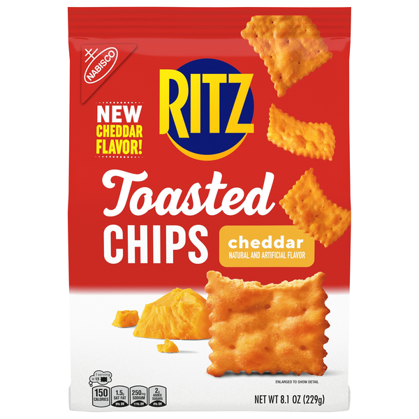 Save on Nabisco Ritz Cheddar Toasted Chips Order Online Delivery | GIANT