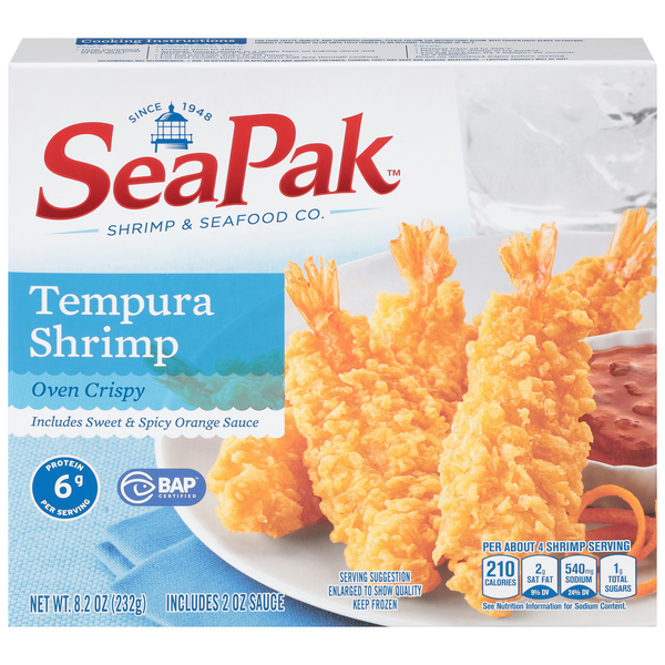 Save on SeaPak Tempura Shrimp Frozen Order Online Delivery | Giant