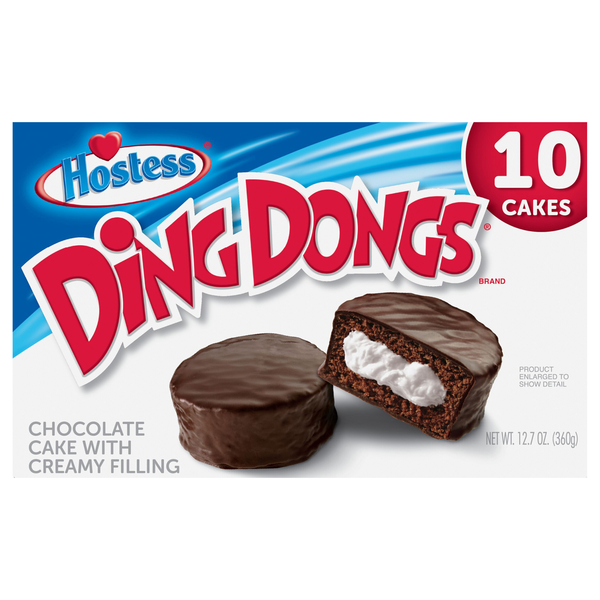 Save on Hostess Chocolate Ding Dongs Snack Cakes - 10 ct Order Online ...