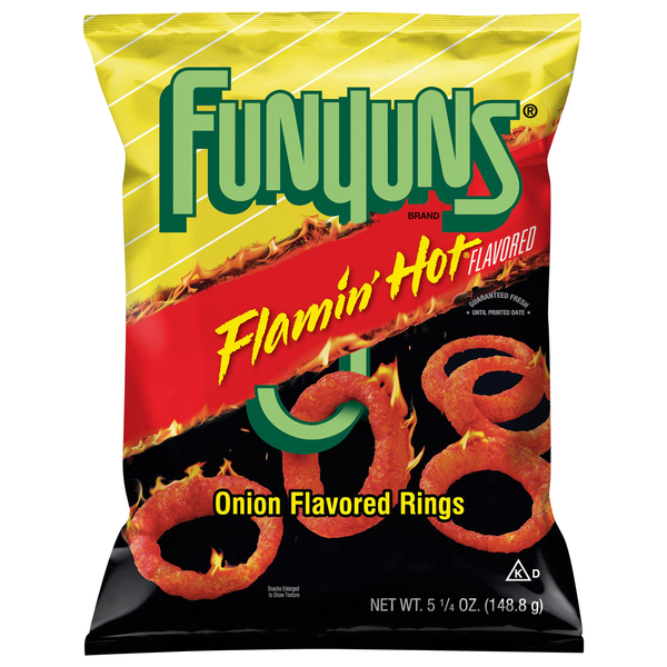 Save on Funyuns Flamin' Hot Onion Flavored Rings Order Online Delivery ...