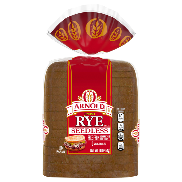 Save on Arnold Seedless Jewish Rye Sliced Bread Order Online Delivery ...