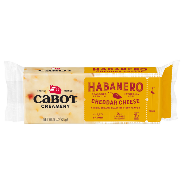 Save on Cabot Creamery Aged Habanero Cheddar Cheese Block Order Online ...