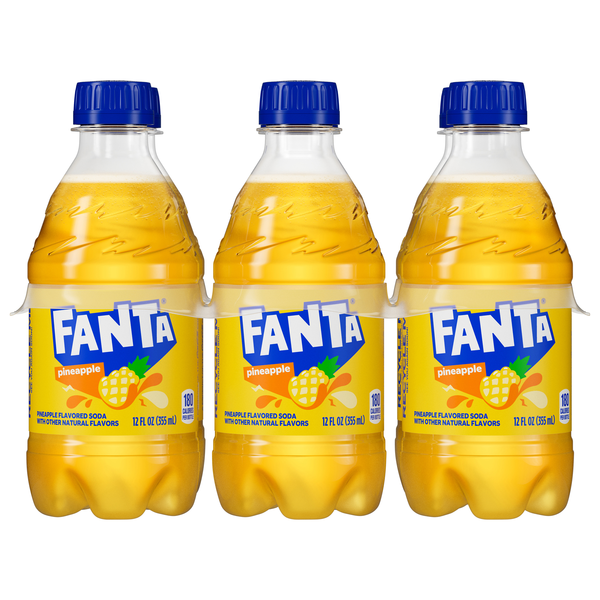 Save on Fanta Pineapple Soda Caffeine Free - 6 pk Order Online Delivery ...