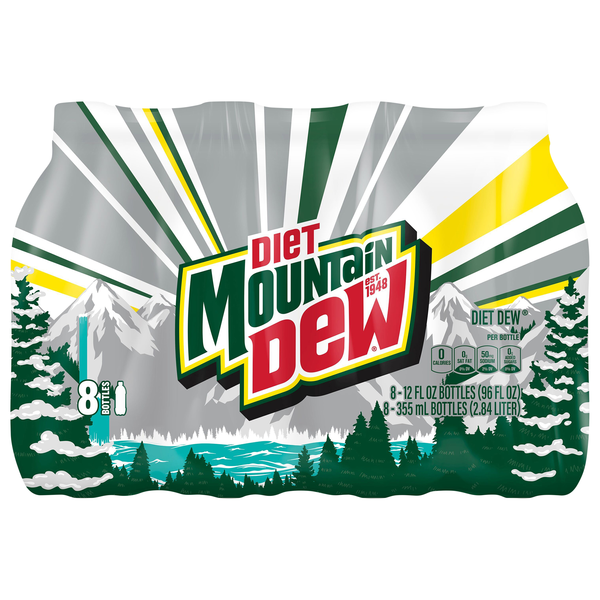 Save on Diet Mtn Dew Original Soda - 8 pk Order Online Delivery | Food Lion