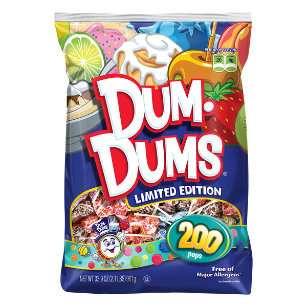 Save on Dum Dums Super Treats Mix Lollipops Candy - 200 ct Order Online ...
