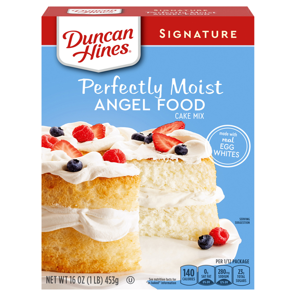 Save on Duncan Hines Signature Perfectly Moist Angel Food Cake Mix ...