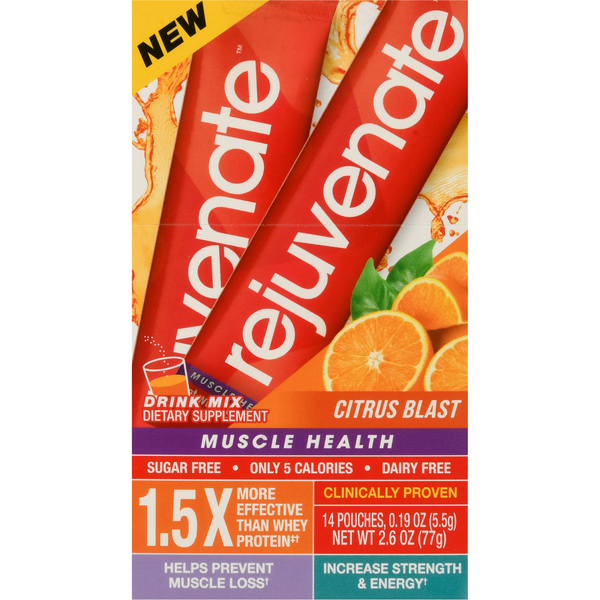 Save on Rejuvenate Sugar Free Muscle Health Citrus Blast Drink Mix ...