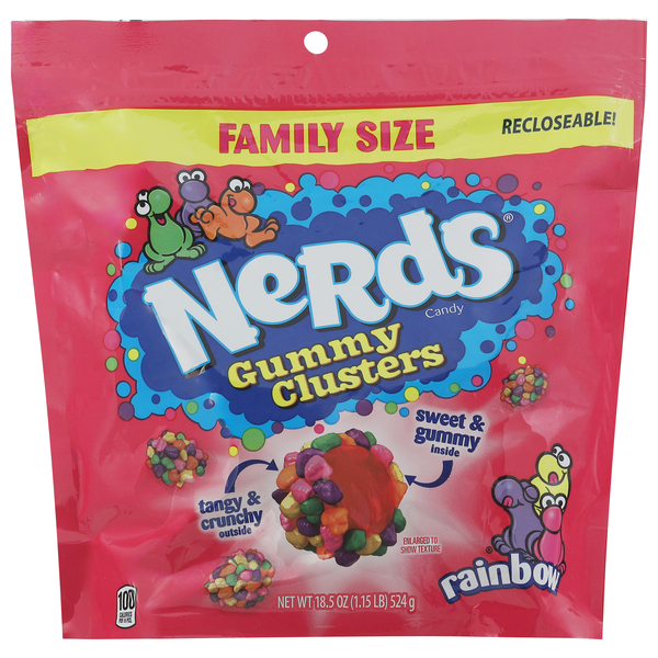 Save on Nerds Rainbow Gummy Clusters Candy Family Size Order Online ...