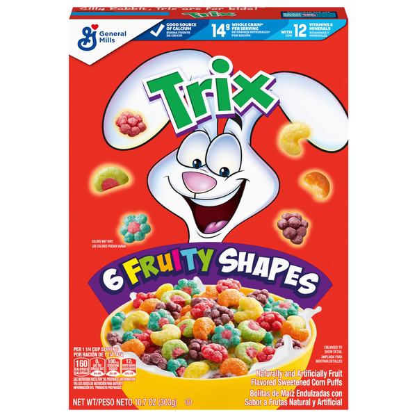 Save on Trix Fruity Shapes Cereal Order Online Delivery | Food Lion