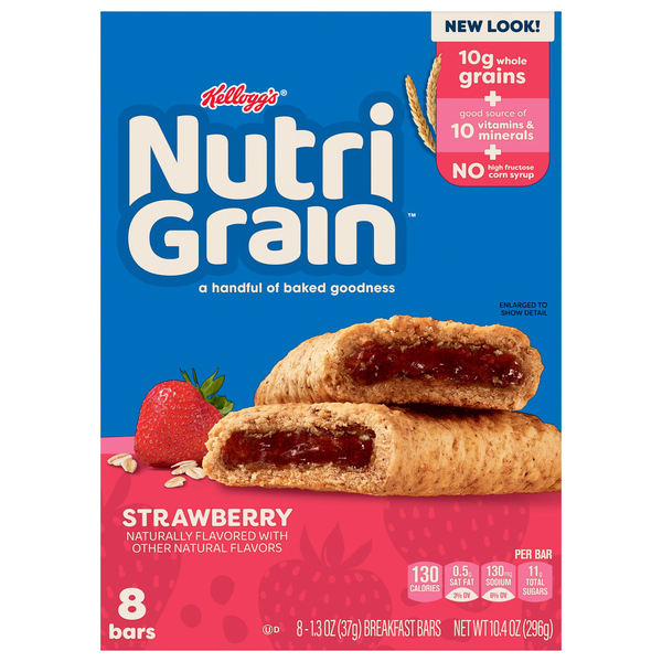 Save on Nutri-Grain Strawberry Soft Baked Breakfast Bars - 8 ct Order ...