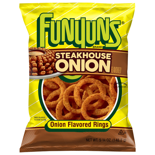 Save on Funyuns Steakhouse Onion Flavored Rings Order Online Delivery | Stop & Shop