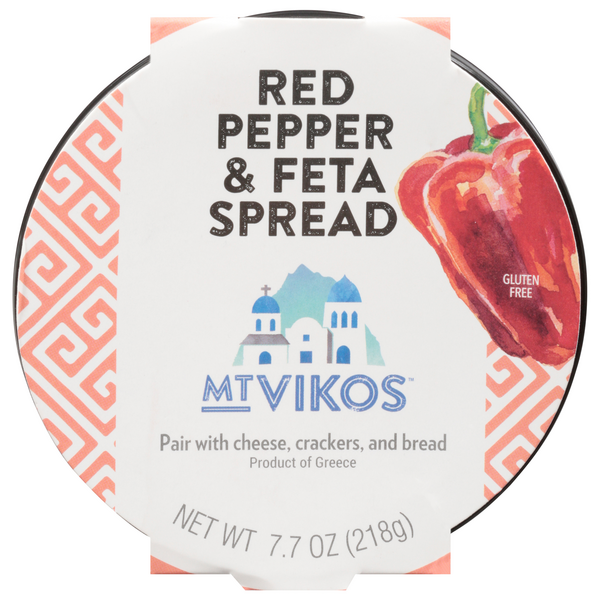 Save on Mt. Vikos Red Pepper & Feta Cheese Spread Order Online Delivery ...