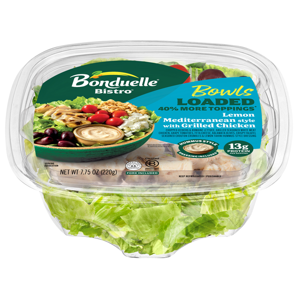Save on Bonduelle Bistro Loaded Bowls Lemon Mediterranean Style w ...