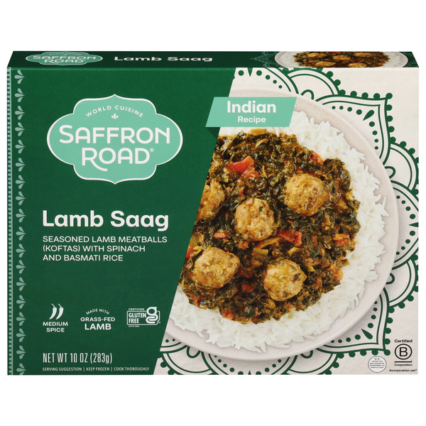 Save on Saffron Road Lamb Saag with Basmati Rice Order Online Delivery ...