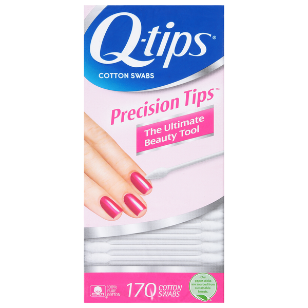 Save on Q-tips Precision Tips Cotton Swabs Order Online Delivery | Stop ...