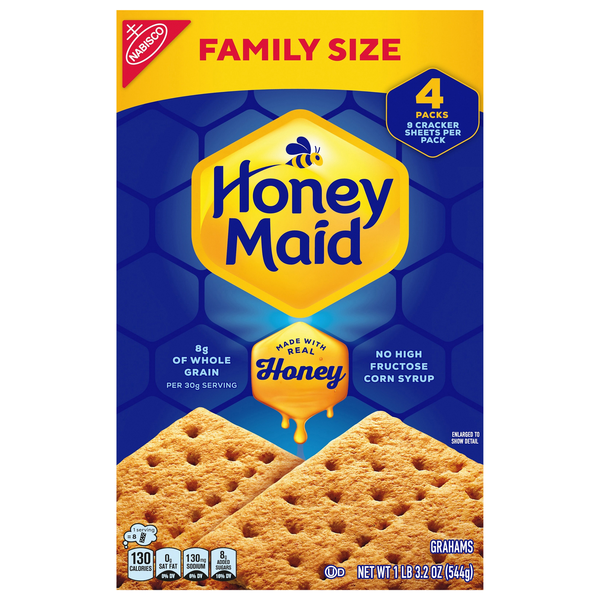 Save on Nabisco Honey Maid Honey Graham Crackers Family Size Order ...
