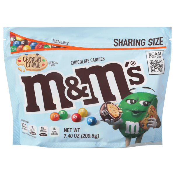 Save on M&M's Crunchy Cookie Milk Chocolate Candy Sharing Size Order ...