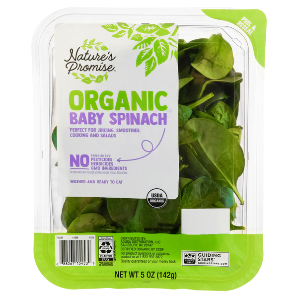 Save on Nature's Promise Organic Baby Spinach Order Online Delivery ...