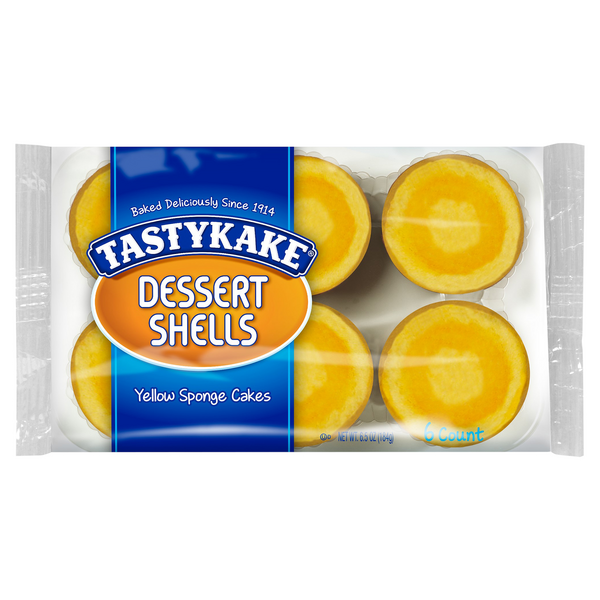 Save on Tastykake Yellow Sponge Cakes Dessert Shells - 6 ct Order ...