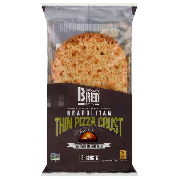 Save On Brooklyn Bred Thin Pizza Crust Neapolitan 3 Ct Order Online Delivery Martins