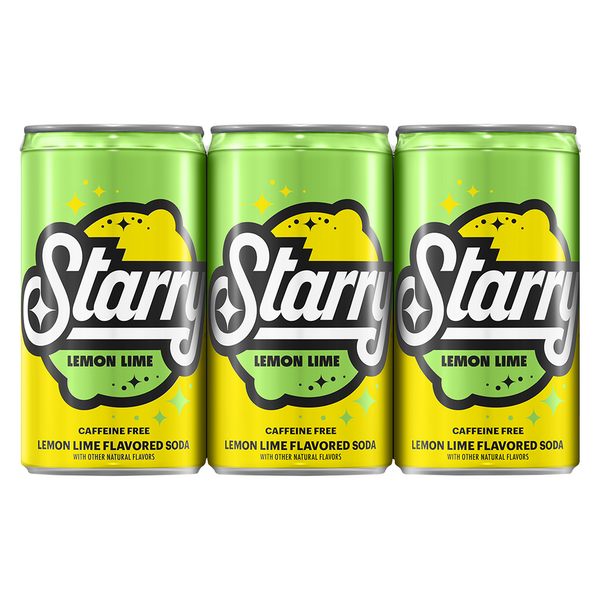 Save on Starry Lemon Lime Soda Caffeine Free Mini - 6 pk Order Online ...