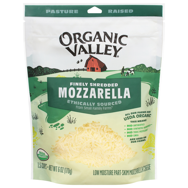 Save on Organic Valley Pasture Raised Finely Shredded Part Skim ...
